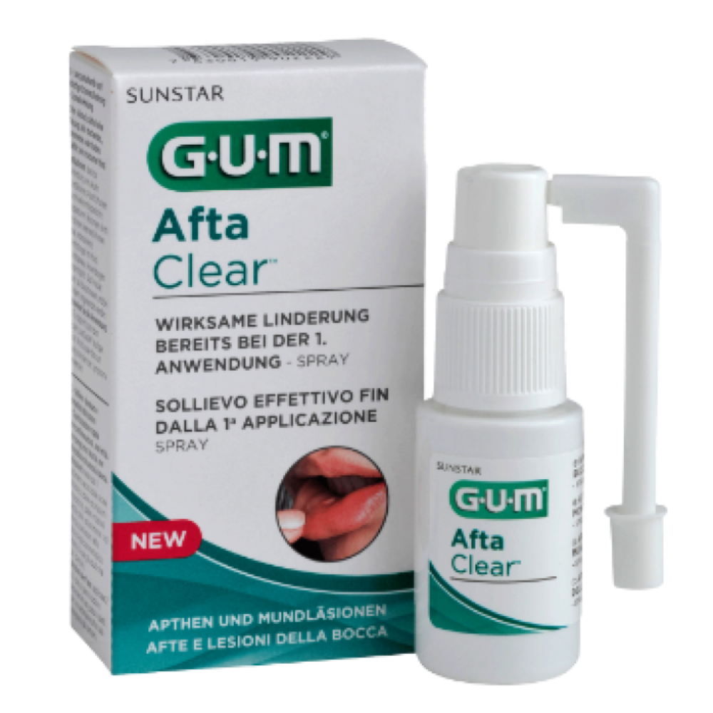 Gum AftaClear Spray Aphthae And Buccal Lesions 15ml